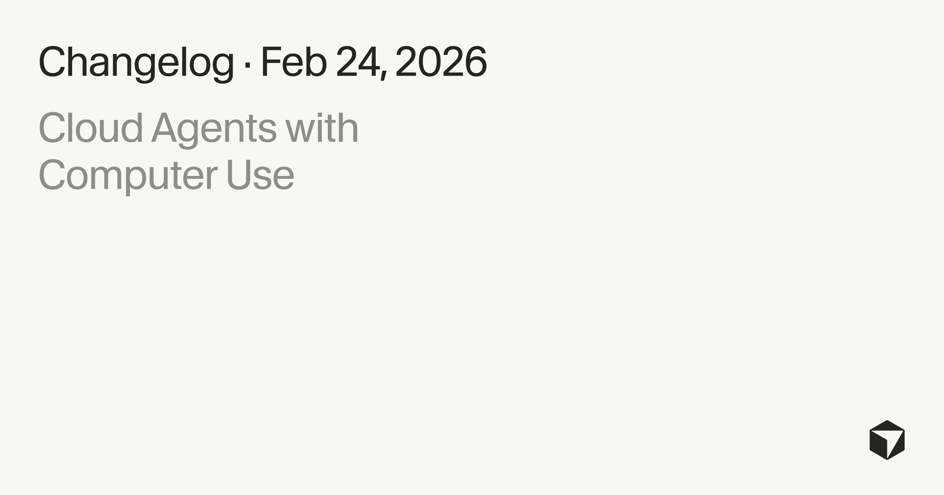 Cloud Agents with Computer Use · Cursor